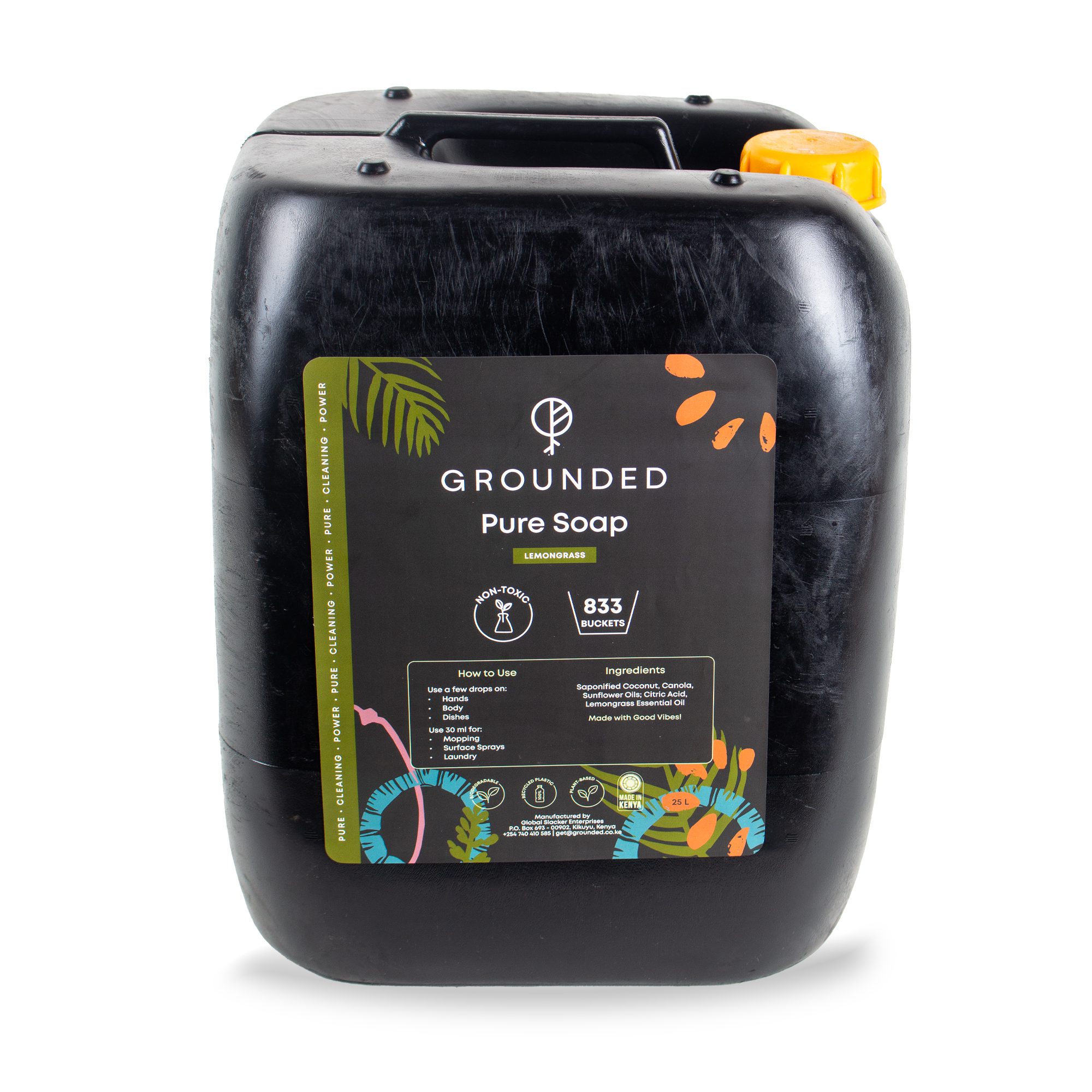 Castile Soap | Pure Kenyan Castile Soap | Grounded